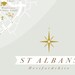 Framed St Albans Map Print. Illustrated Map of St Albans, St Albans ...