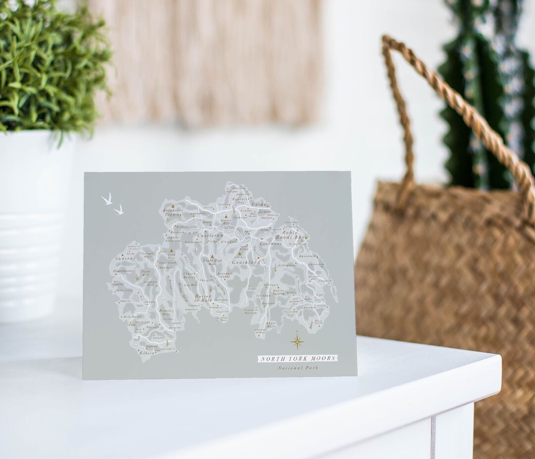 North York Moors Card. 5 X 7. Kraft Envelope. - Etsy