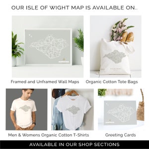 Unframed Isle of Wight Map Print. Isle of Wight Illustrated Map. Isle ...
