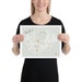 Unframed Fairford Map Print. Illustrated Map of Fairford ...