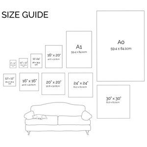 Unframed Fairford Map Print. Illustrated Map of Fairford ...