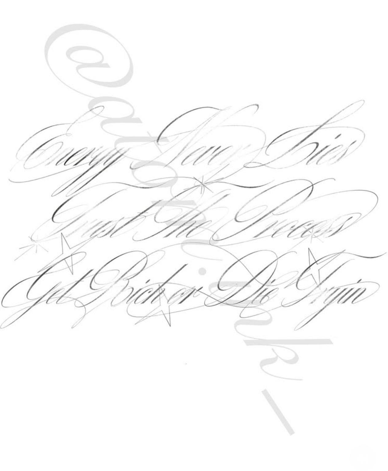 Custom Tattoo Lettering Design: Personalized Name or Quote (digital ...