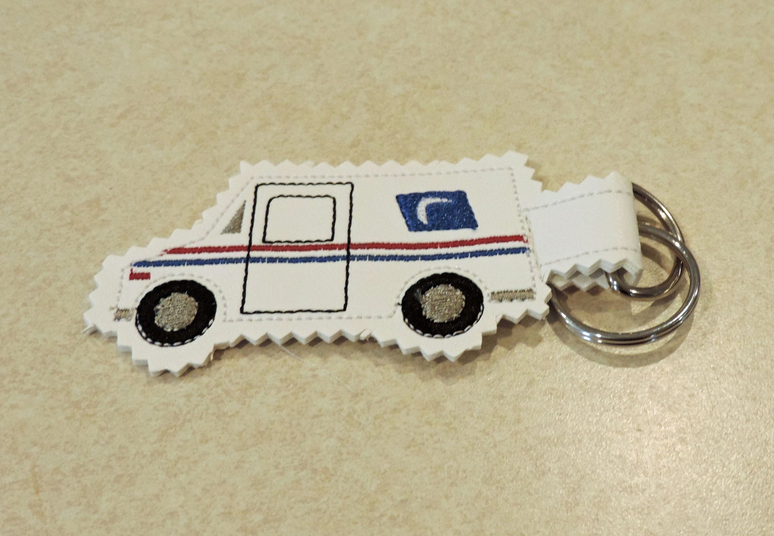 Mail Truck Key Fob Delivery Truck Key Chain Mail Carrier - Etsy
