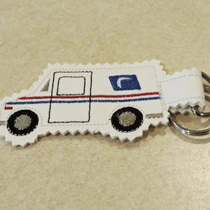 Mail Truck Key Fob, Delivery Truck Key Chain, Mail Carrier Key, Usps ...