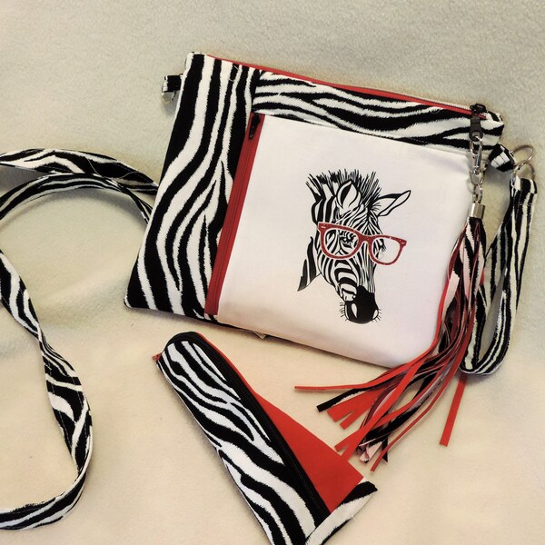 Zebra Clutch - Etsy