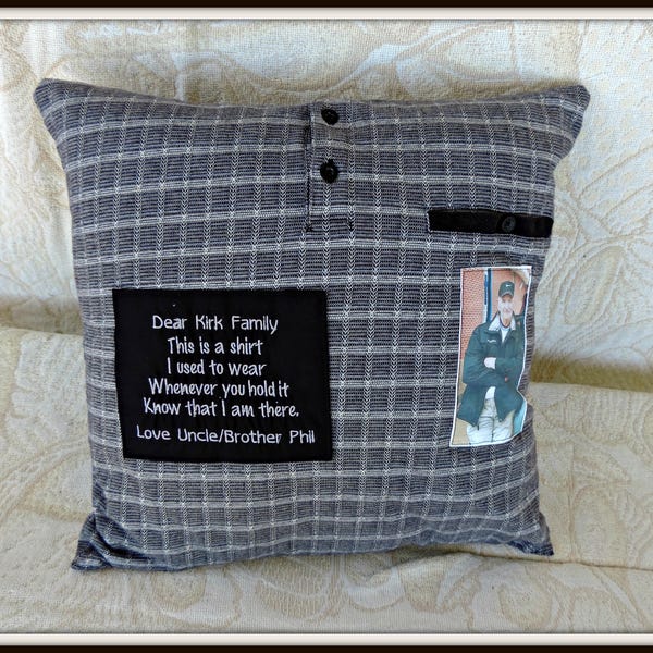 Memory Pillow - Etsy