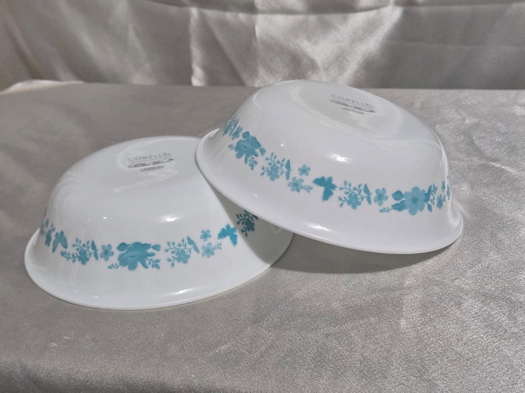 Corelle × the Pioneer Woman “evie Teal” Bowls (pair) - Etsy