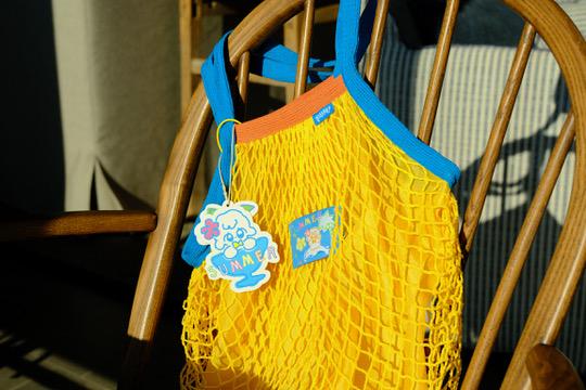 Orange Mesh Tote Bag – Summer Net Bag, Lightweight & Bright, Original ...