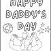 Father's Day Coloring Card | Printable Gift for Dad | Kids Activity ...