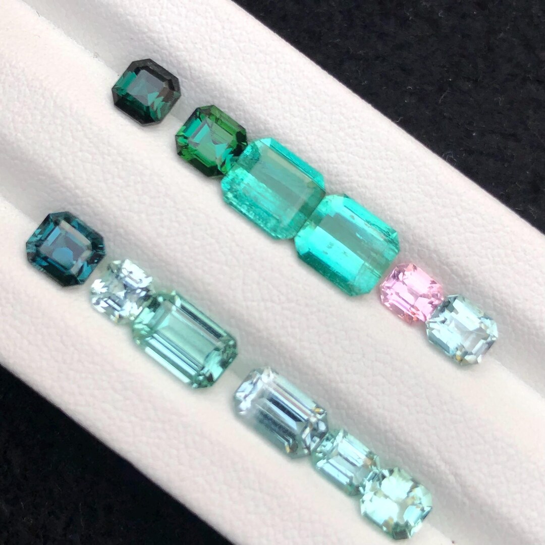 Multi Colours Tourmaline Faceted Parcel - Etsy