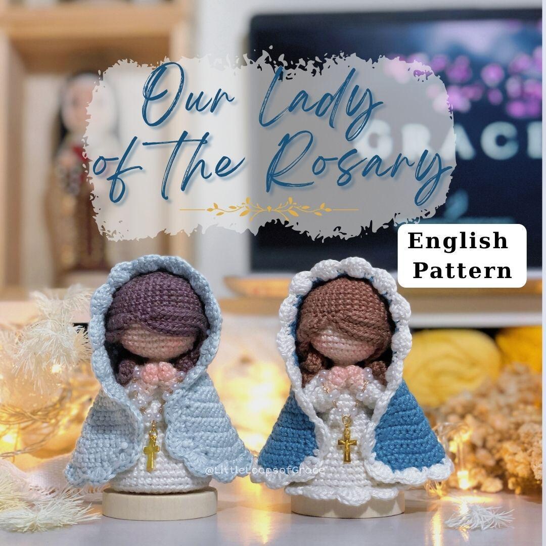 Our Lady of the Rosary Crochet Pattern: Catholic Amigurumi Doll (PDF ...