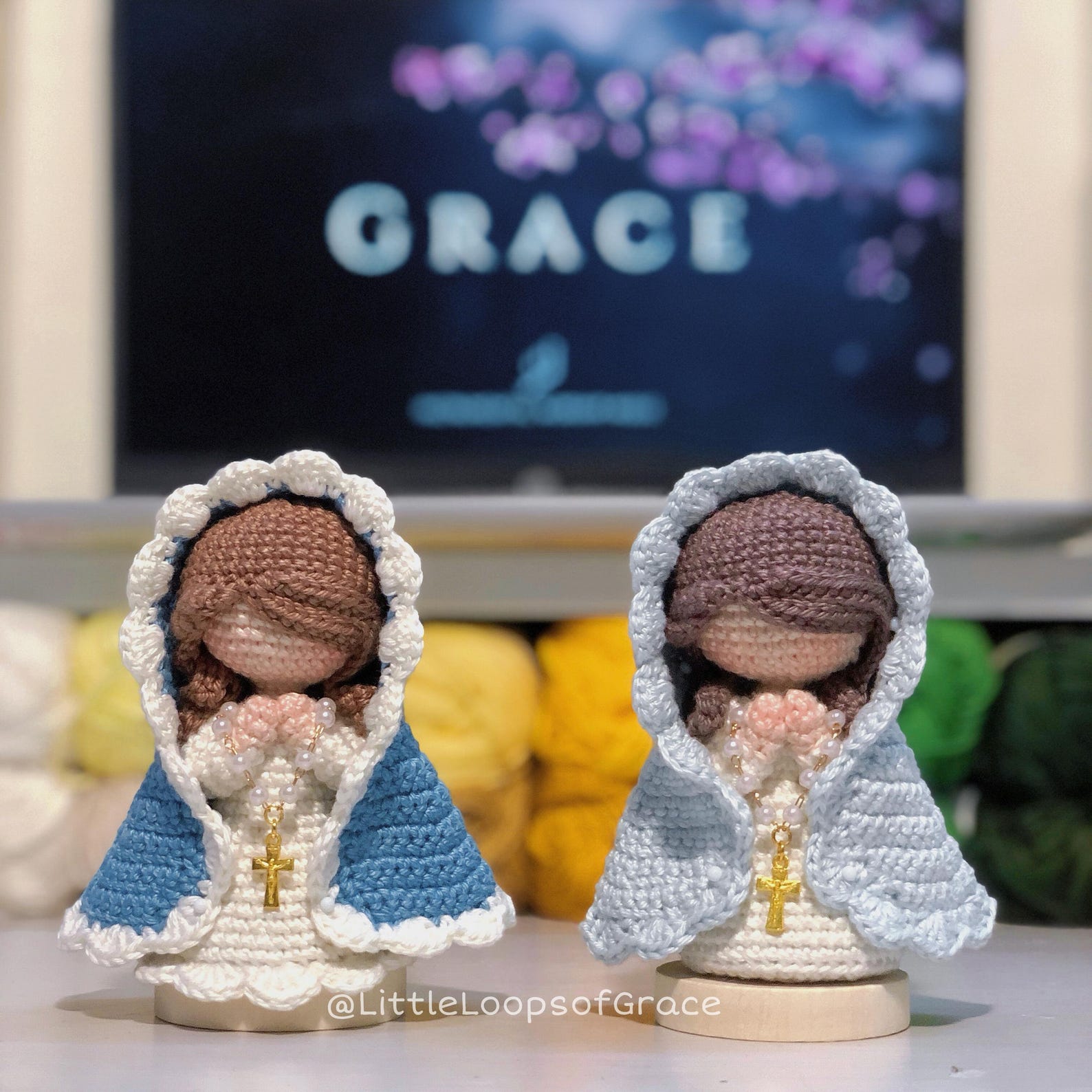 Our Lady of the Rosary Crochet Pattern: Catholic Amigurumi Doll (PDF ...