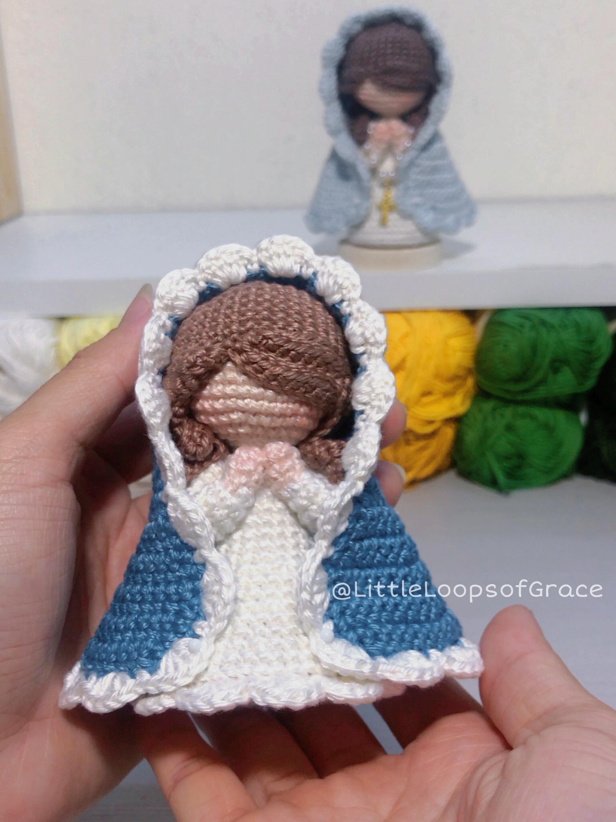 Our Lady of the Rosary Crochet Pattern: Catholic Amigurumi Doll (PDF ...