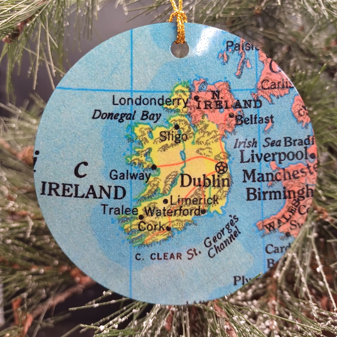 Ireland Ornament, Ireland Christmas Gift, Gift, Christmas, Couple Gift ...