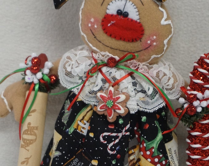 Gingerbread Doll, Christmas Gingerbreads, Kitchen Christmas Decor ...