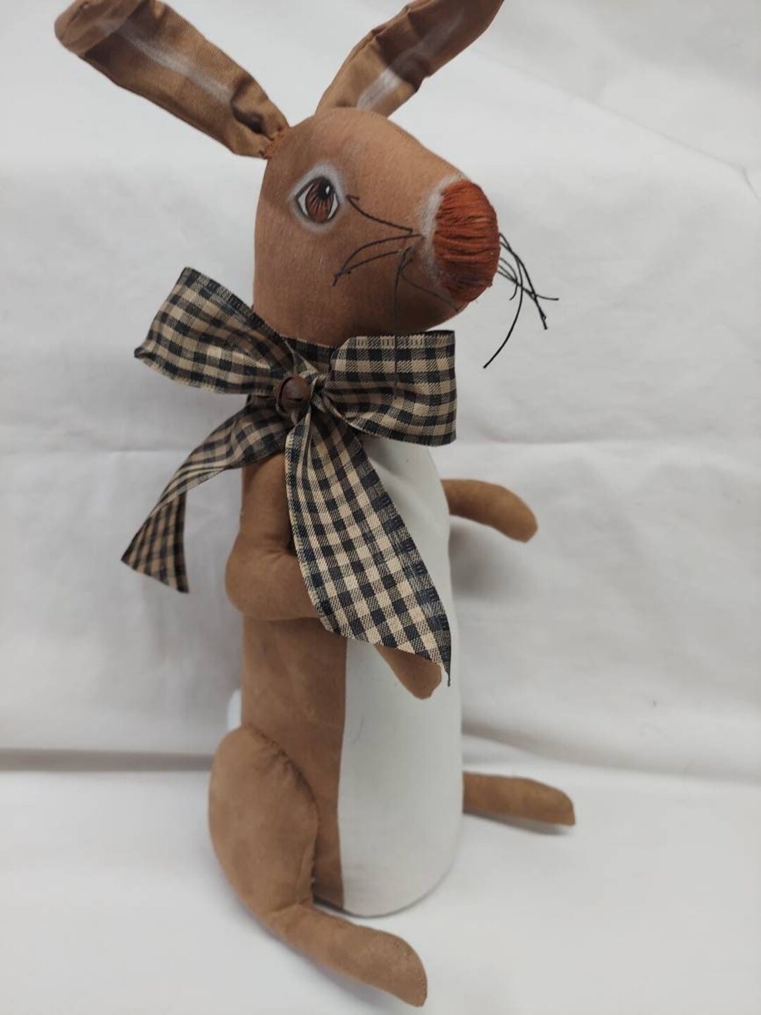 Primitive Rabbit Handmade Bunny Rabbit Prim Decor Primitive Doll Rabbit ...