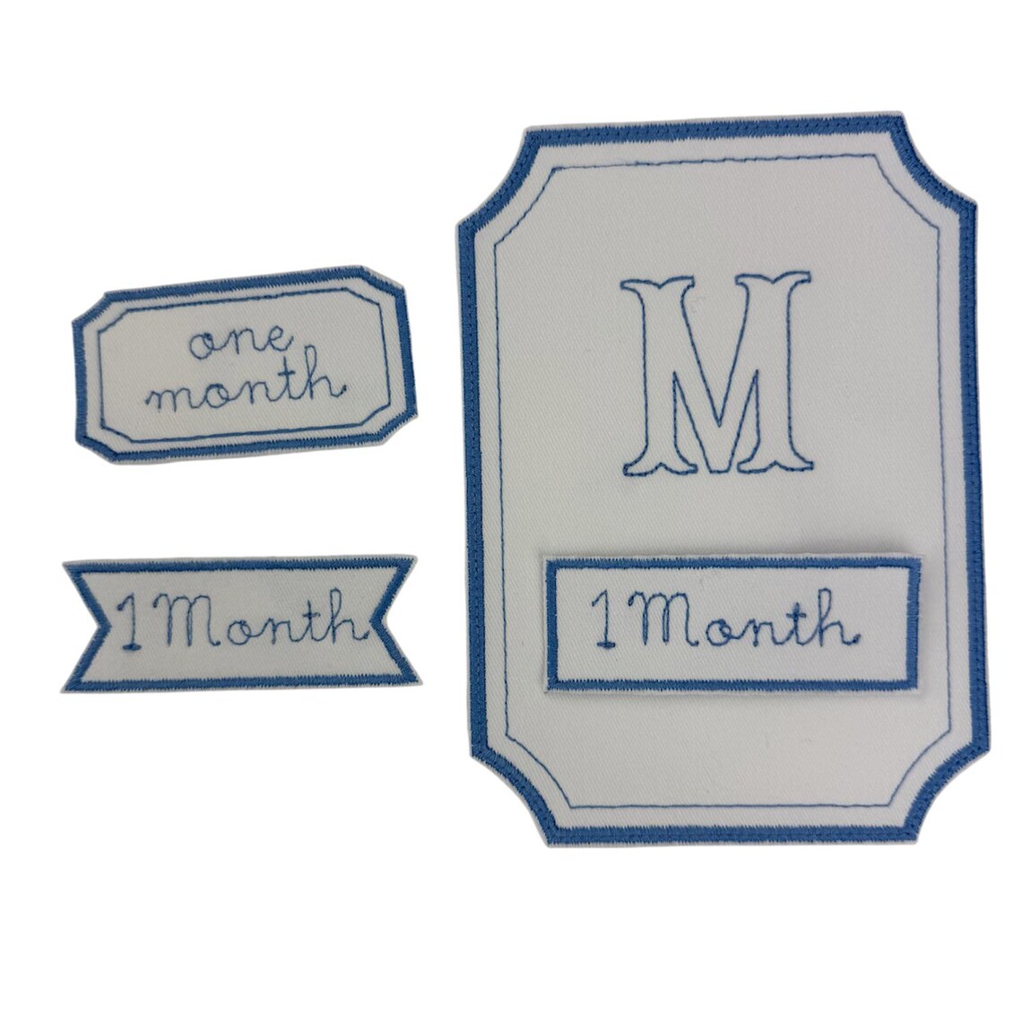 ITH Milestone Card Machine Embroidery Design, Rectangle Satin Stitch ...