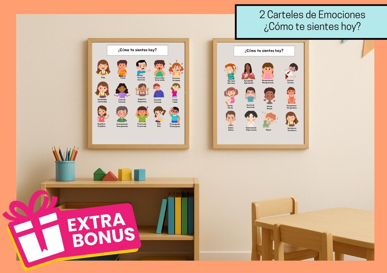 Emociones Para Niños Bundle | 40 Páginas Imprimibles | 30 Flashcards ...
