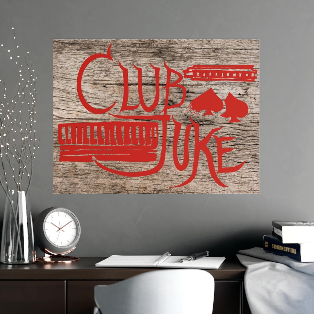 Club Juke Poster Wall Art | Sinners Movie Horror Movie Theme Decor for ...