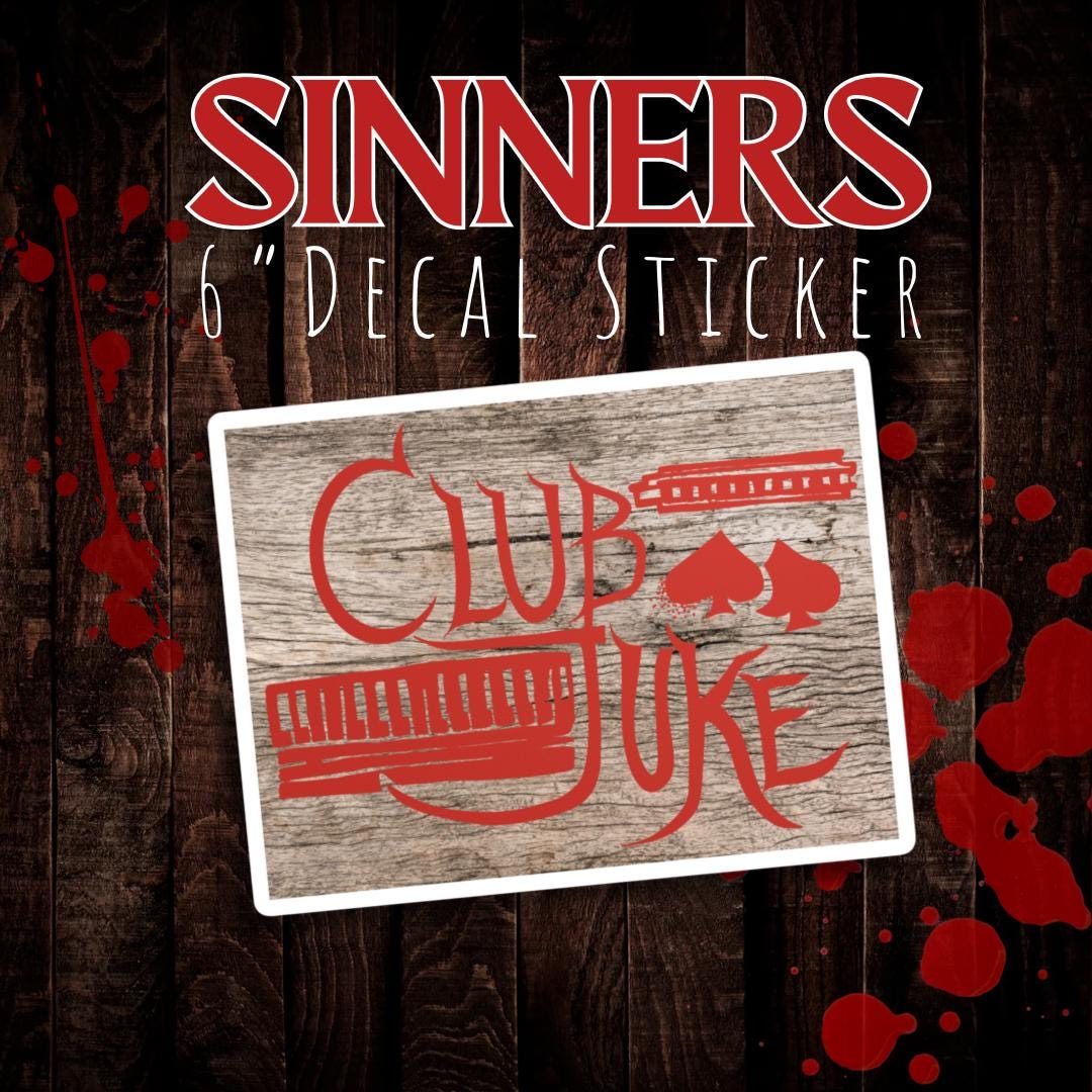 Club Juke Sinners Movie Fan Art Decal: Laptop/car/water Bottle Sticker ...