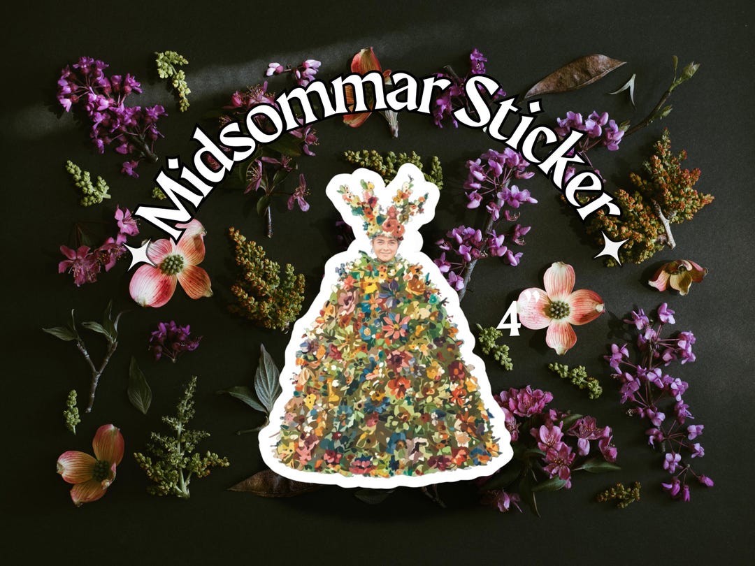 Midsommar May Queen Flower Dress Sticker: Horror Movie Fan Art - Etsy