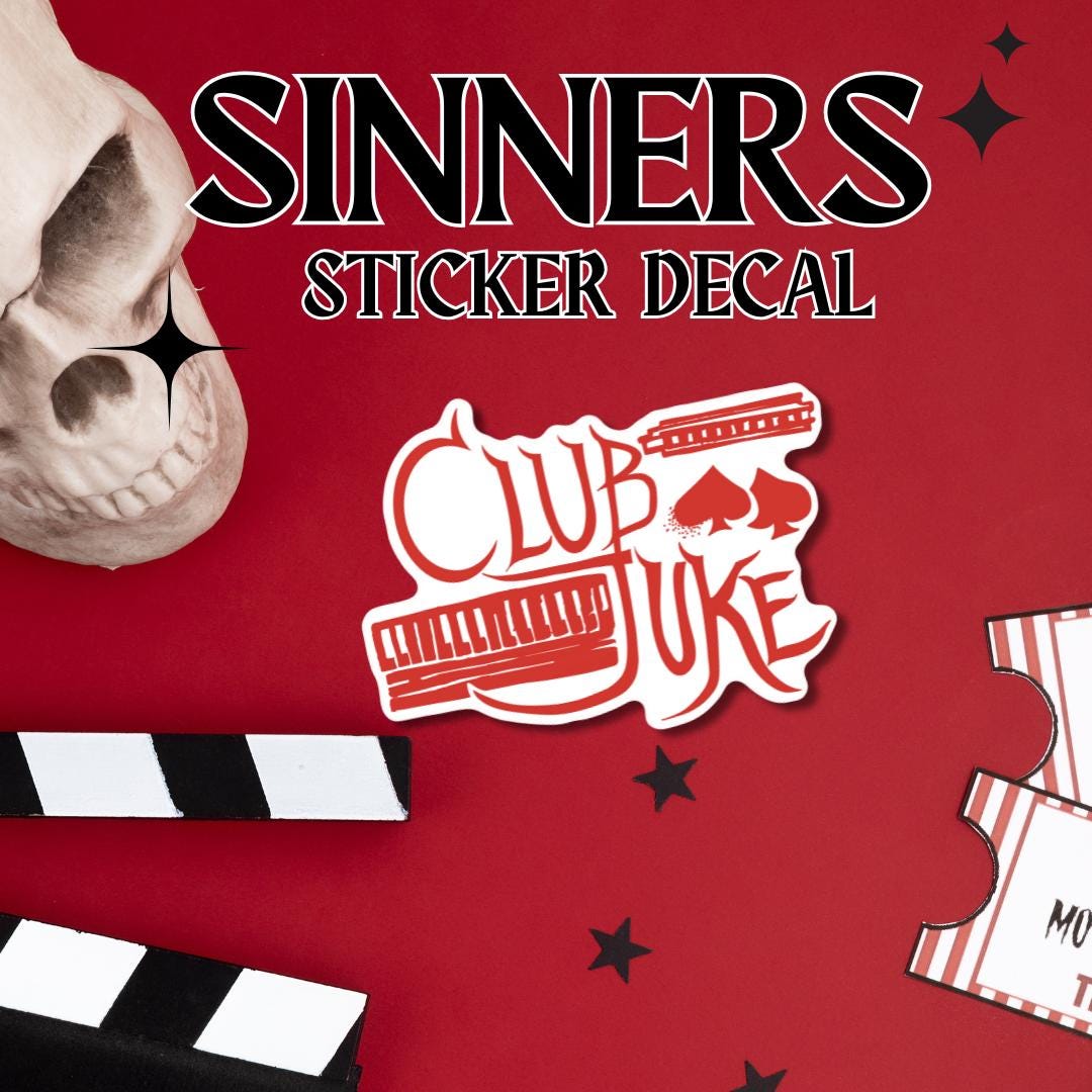 Club Juke Sinners Movie Fan Art Vinyl Decal: Laptop, Car, Water Bottle ...