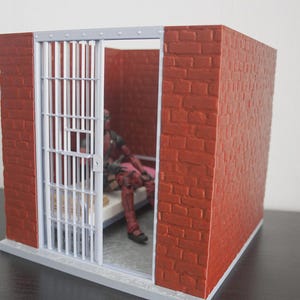 Miniature Jail Cell for Diorama or Dollhouse – Multiple Scale Option - Etsy