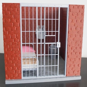 Miniature Jail Cell for Diorama or Dollhouse – Multiple Scale Option - Etsy