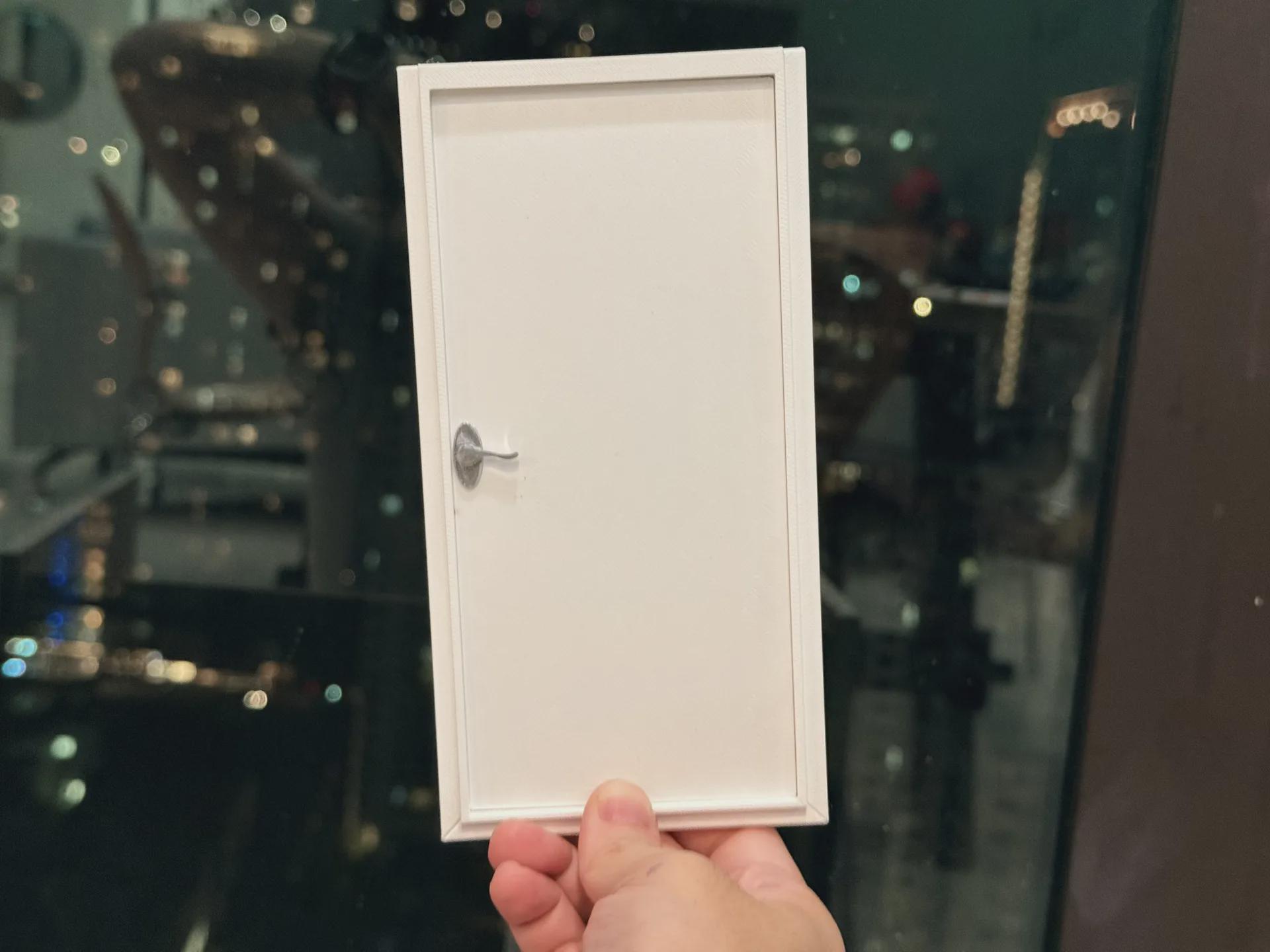 Miniature Functional Door for Diorama or Dollhouse | 1/18 | 1/12 | 1/10 ...