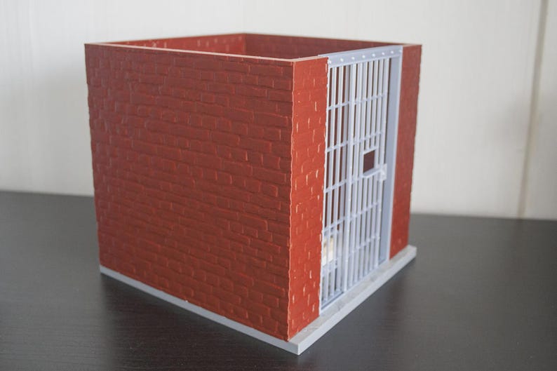 Miniature Jail Cell for Diorama or Dollhouse – Multiple Scale Option - Etsy