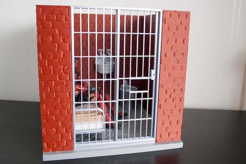 Miniature Jail Cell for Diorama or Dollhouse – Multiple Scale Option - Etsy