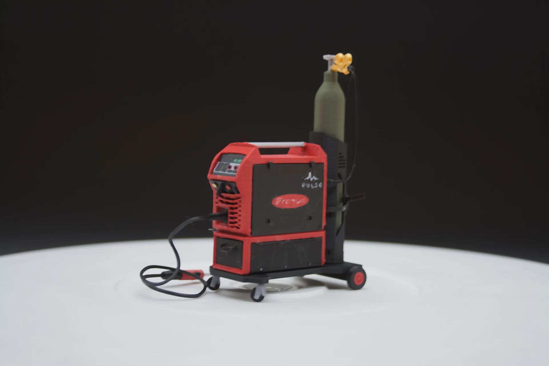 Miniature Welder for Diorama or Dollhouse | 1/18 | 1/12 | 1/10 | 1/9 ...