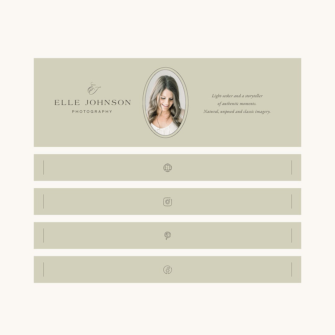 Email Signature - Editable Email Singnature - Photographer Email ...