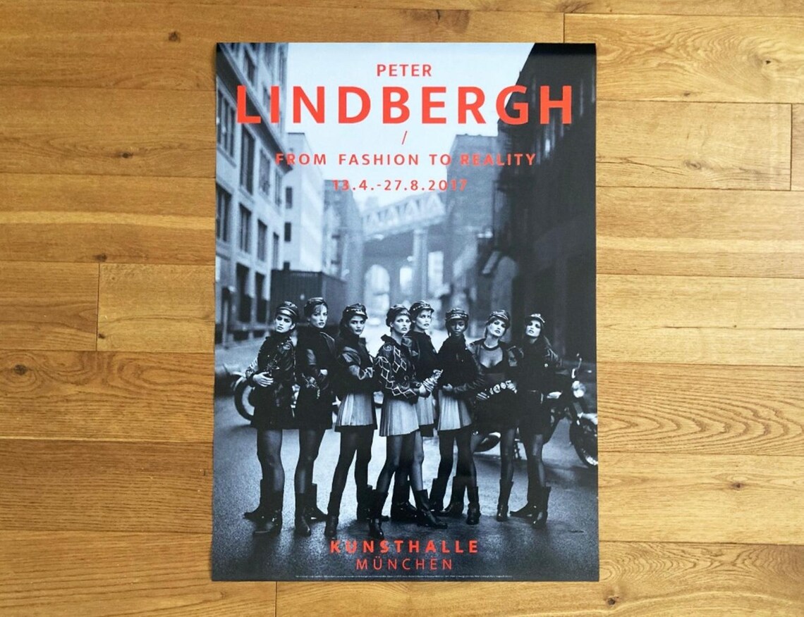 Peter Lindbergh Exhibition Poster I Exhibition Poster From Fashion to ...
