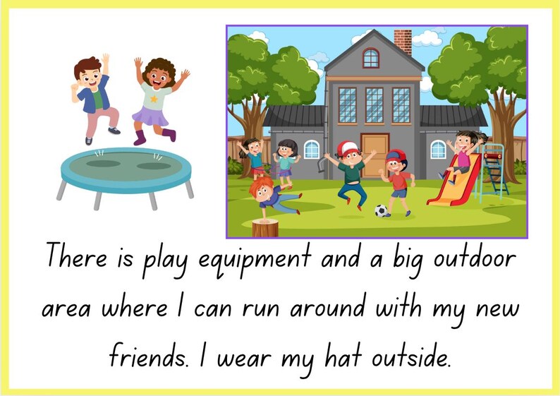 Editable Social Story for Starting Preschool or Daycare | for Toddlers ...