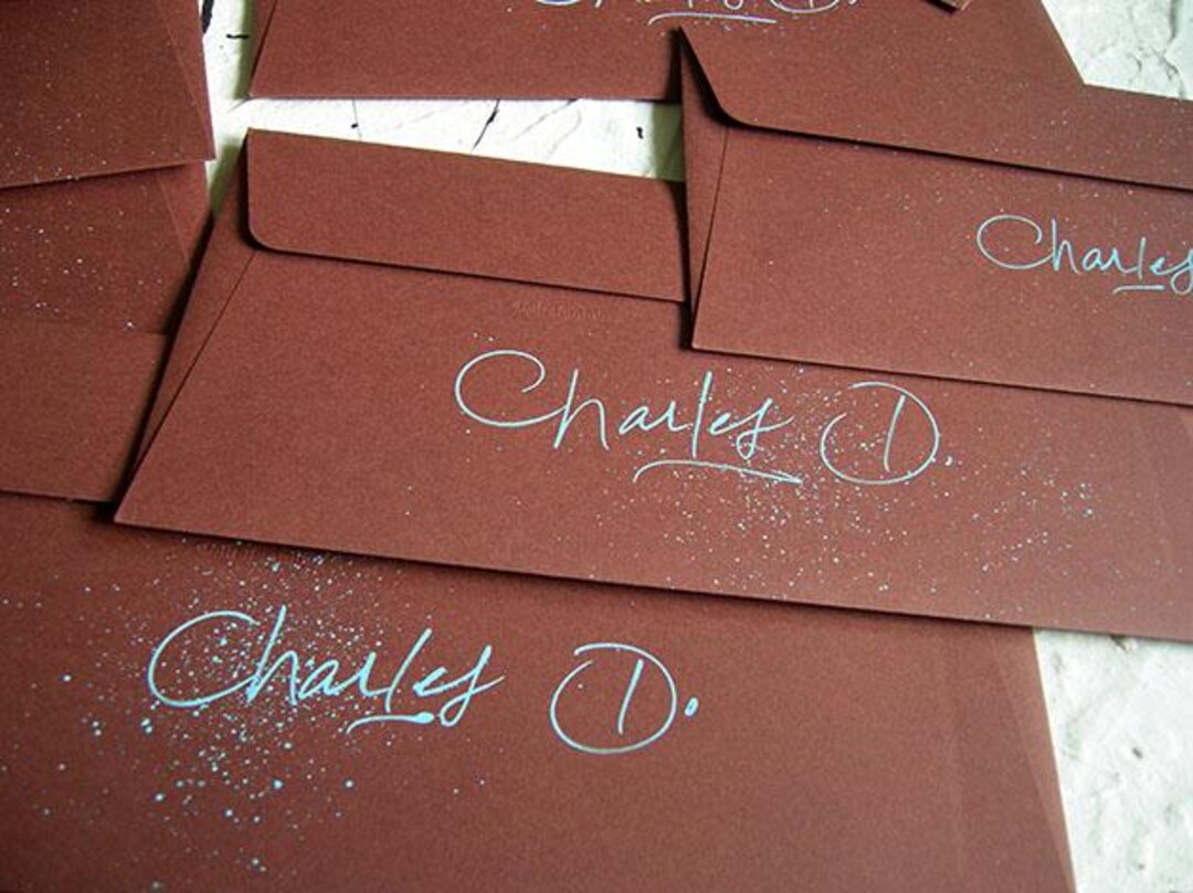 Calligraphed Envelopes for Invitations and Weddings - Etsy