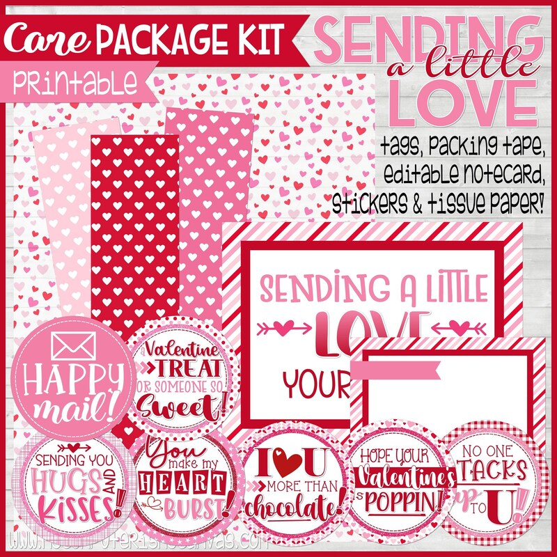 Care Package Printable - Etsy