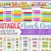EDITABLE Chore Cards, PRINTABLE Punch Cards, Activity Tracker, Family ...