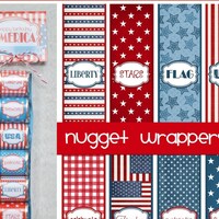 4th of July Printable- Independence Day Gift Tags- Fourth of July Tags ...