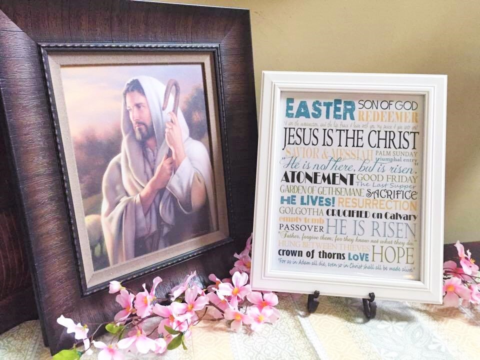 SAVIOR Easter Resurrection Subway Art Printable INSTANT | Etsy