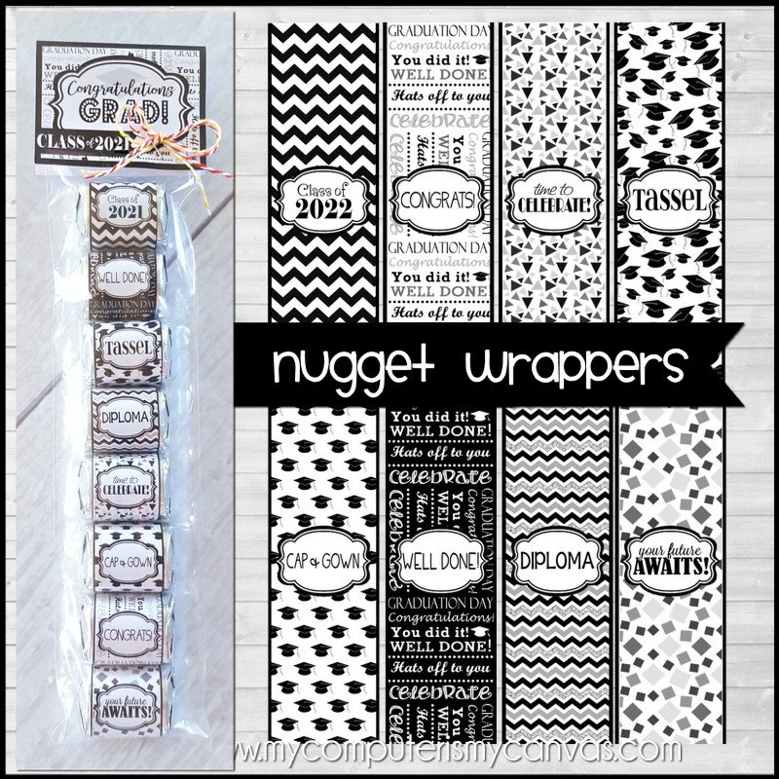2022 GRADUATION Nugget Wrappers Graduation Gift Idea - Etsy