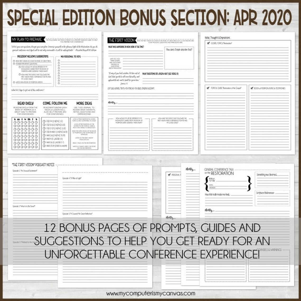 General Conference Journal Notebook Study Journal SPECIAL - Etsy