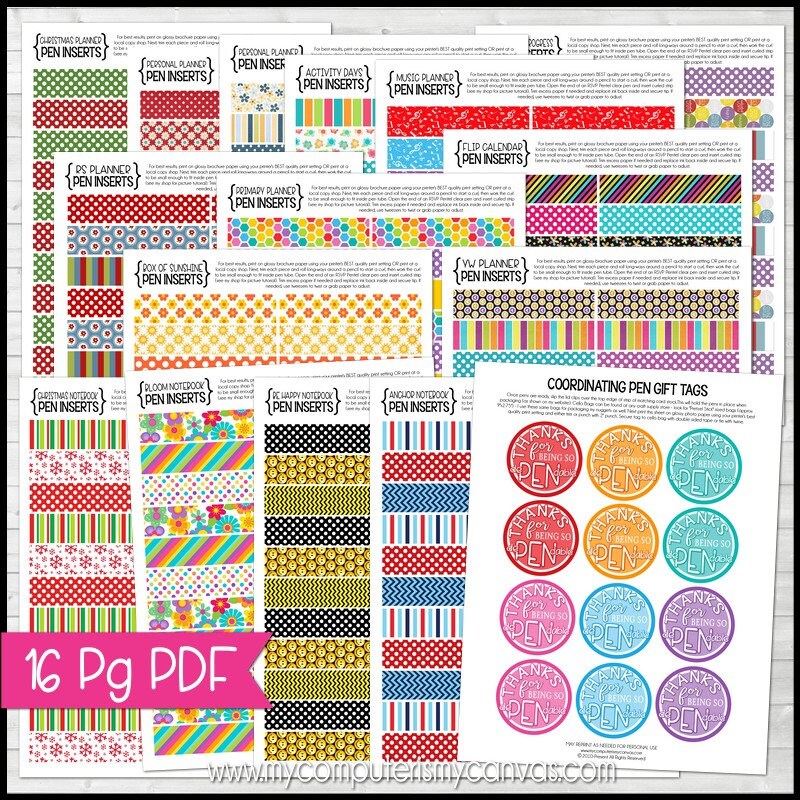 RSVP Pentel Pen Insert BUNDLE Coordinating Pens Stationary | Etsy