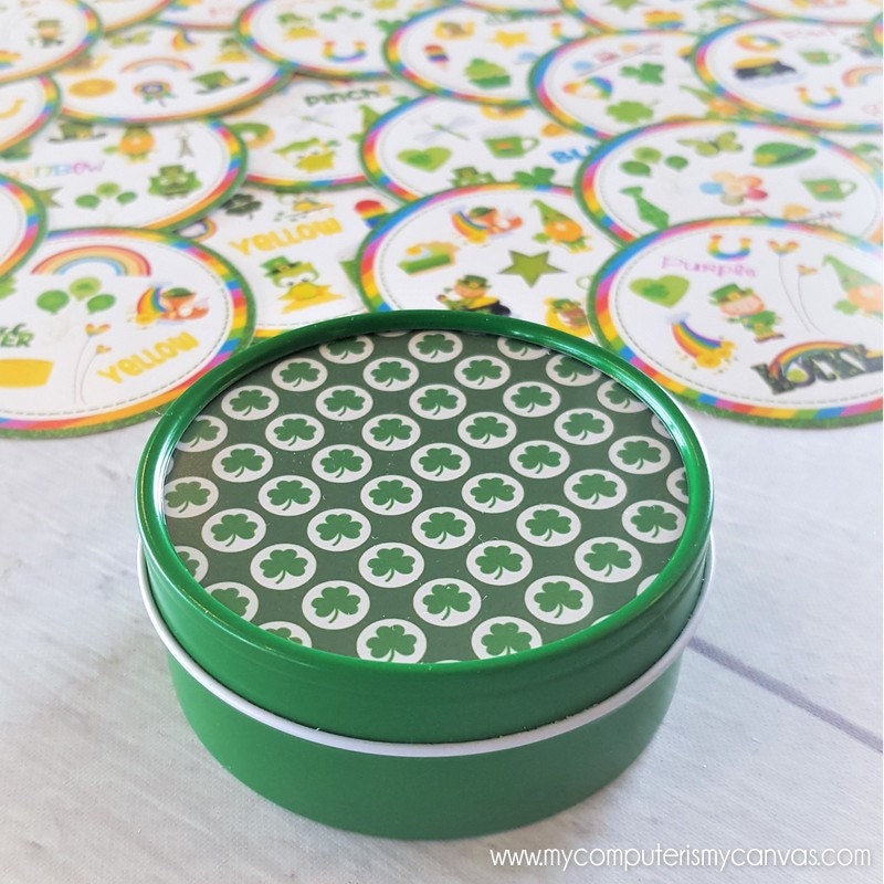 St. Patrick's Day SEEK IT Match Game Classroom Party | Etsy