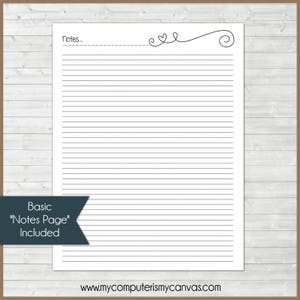 Sabbath Day Journal, Sunday Notebook, Church & Bible Study Notes ...