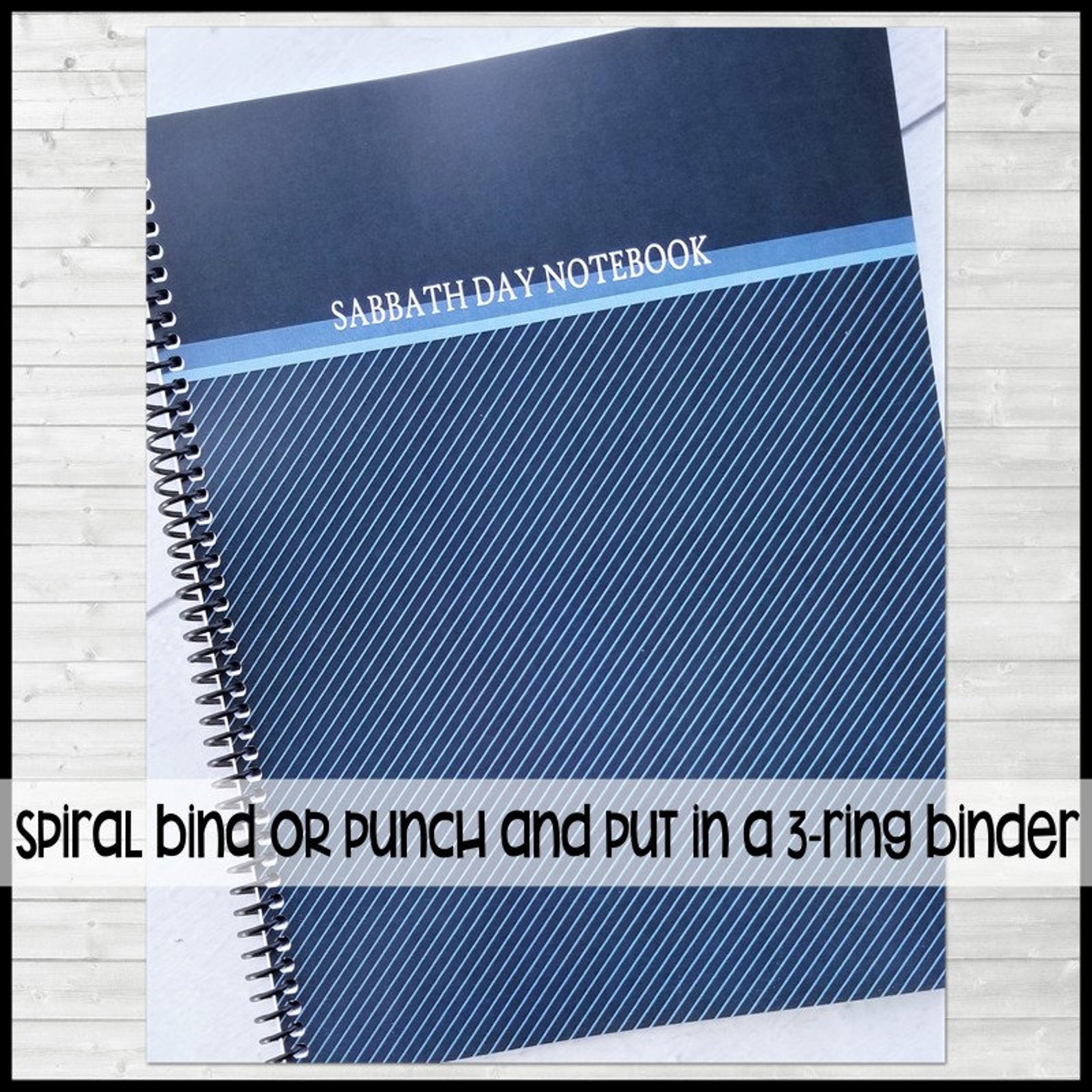 Sabbath Day NOTEBOOK for HIM Sunday Notebook Church & Bible - Etsy