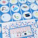 Winter DOMINOES Printable Game, Snowman Game, Snowman Printables ...