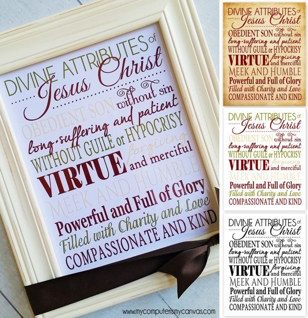 Divine Attributes of Jesus Christ - Religious, Christian, Christian ...