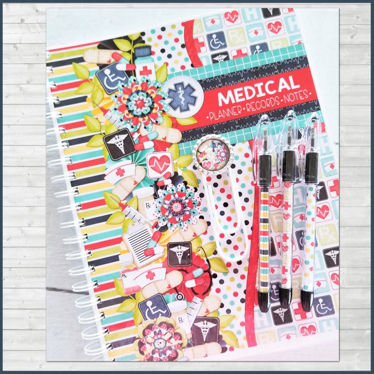 MEDICAL Planner Patient Notebook Planning Kit Diabetic - Etsy