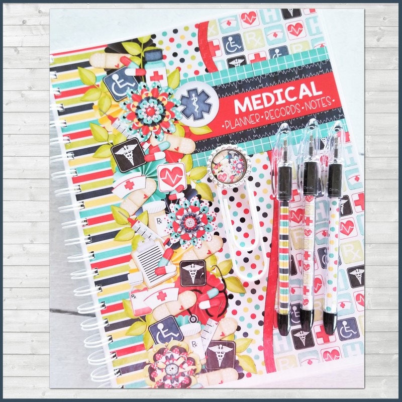 MEDICAL Planner Patient Notebook Planning Kit Diabetic | Etsy